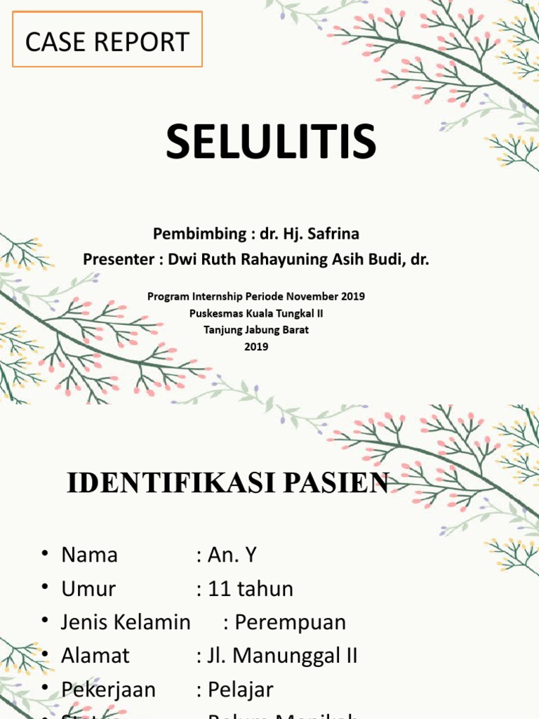 SELULITIS Lapkas Iship | PDF