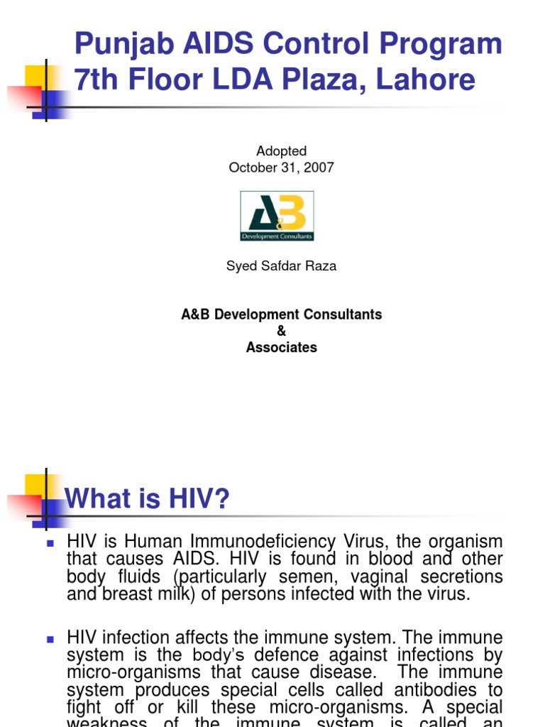 HIV-AIDS Presentation | PDF