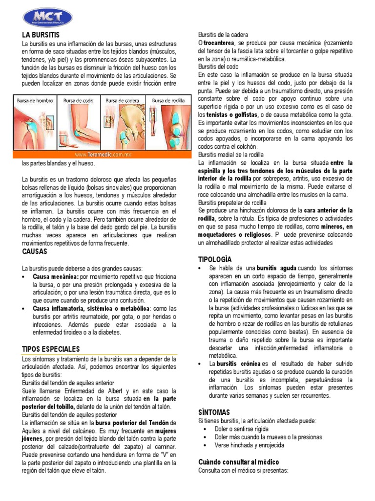 La Bursitis | PDF