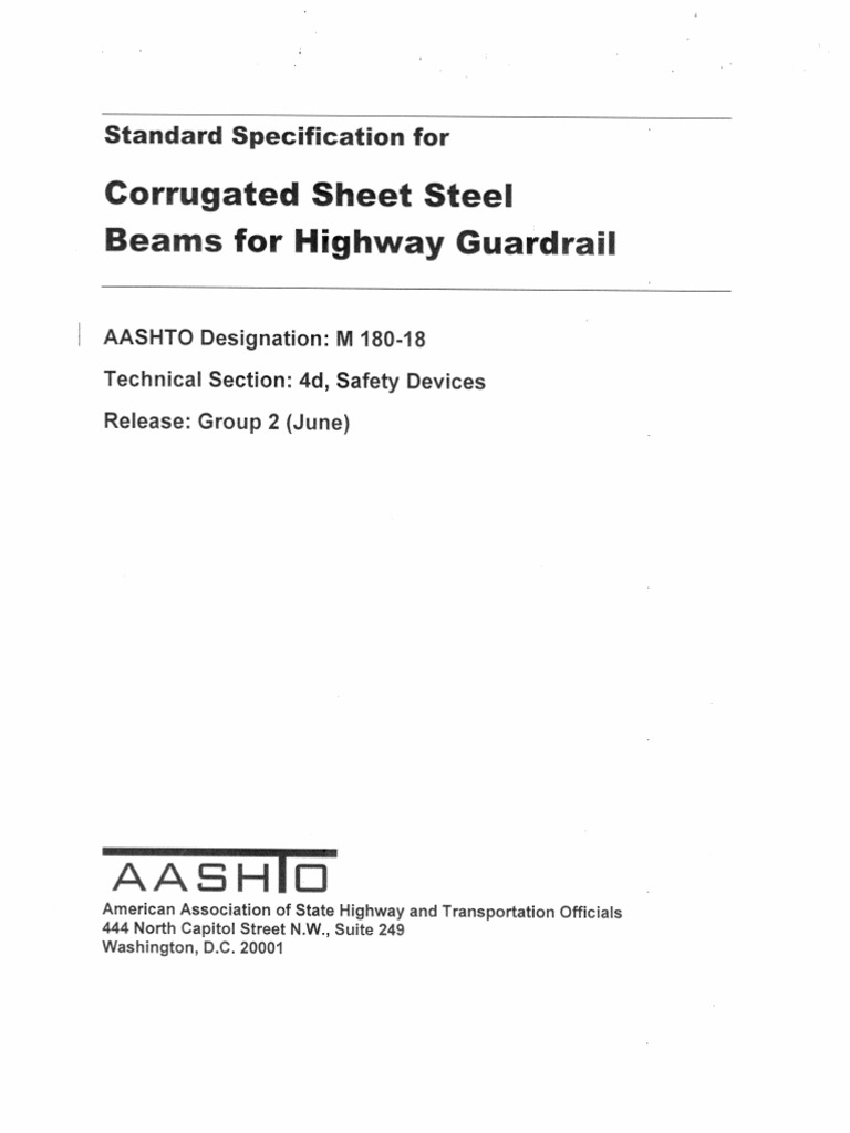 Aashto M 180-18 PDF | PDF