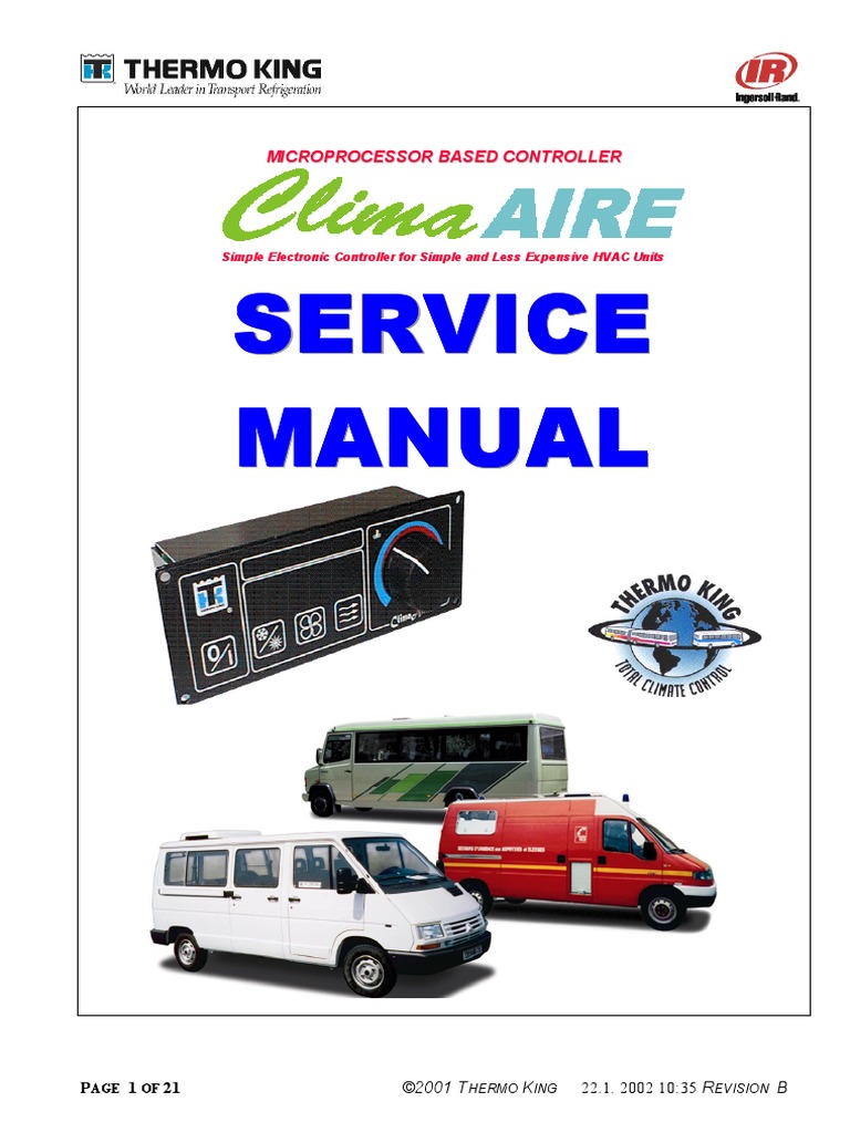 ClimaAIRE Service Manual Rev - B | PDF