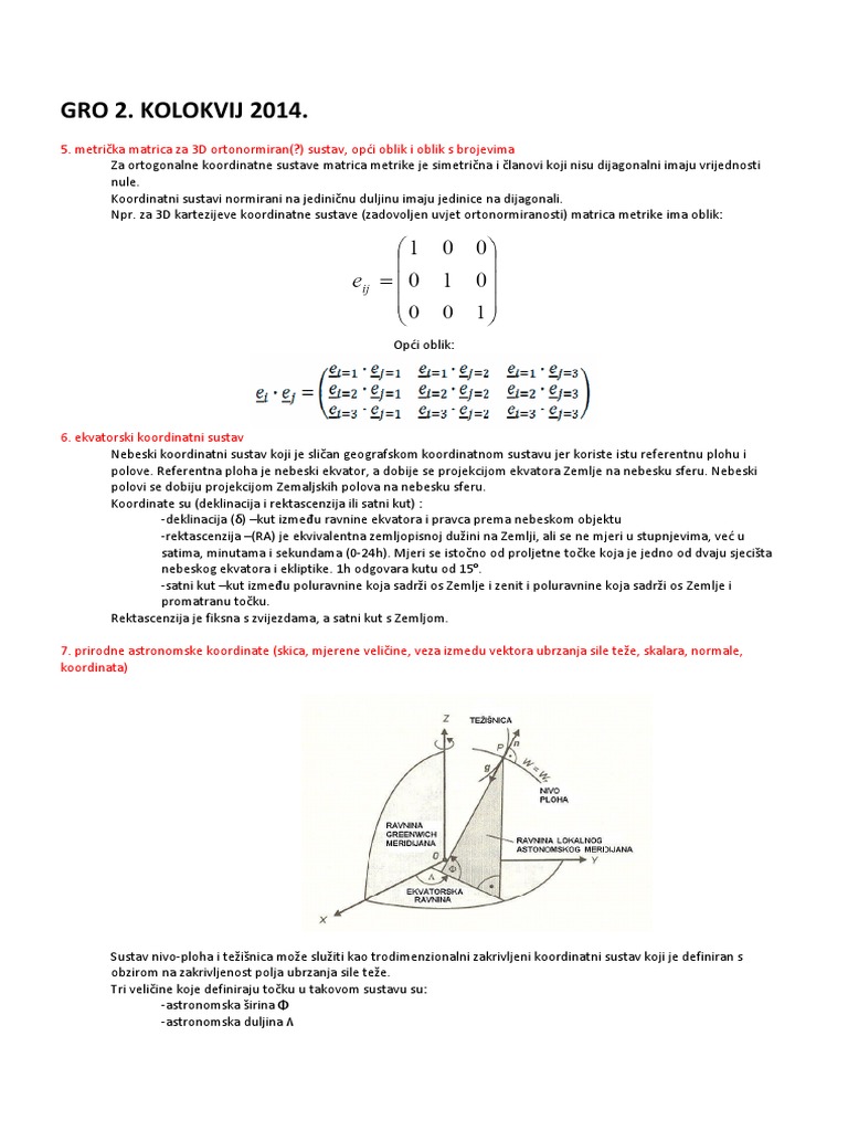 GRO 2.kolokvij | PDF