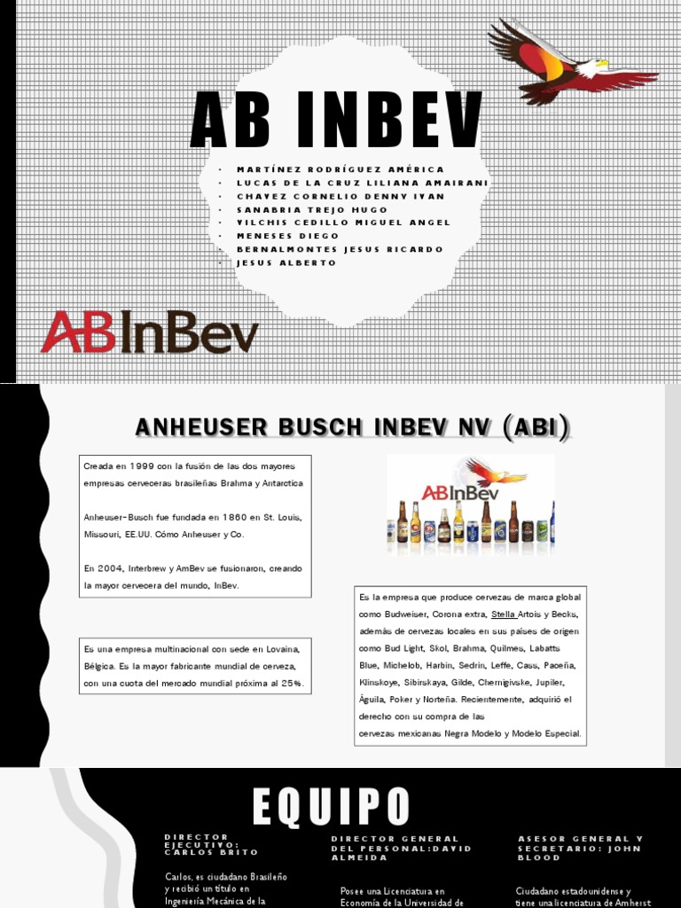 Análisis de AB InBev: Líder Cervecero Mundial | PDF