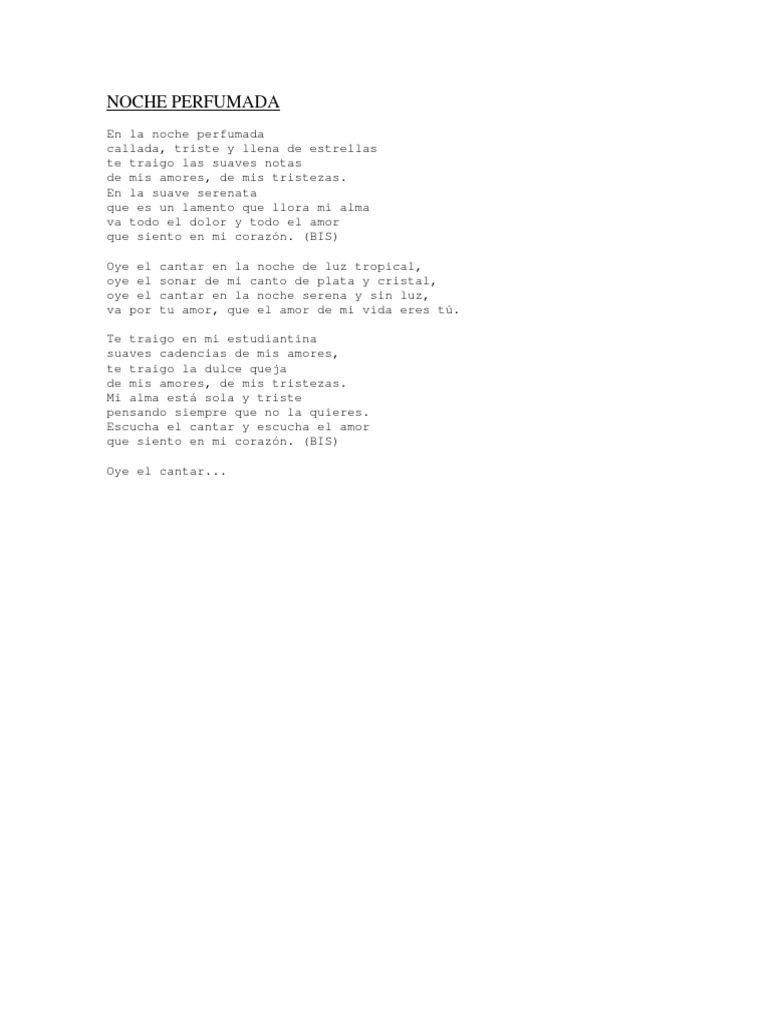 Noche Perfumada: Serenata de Amores | PDF | Arte | Poesía