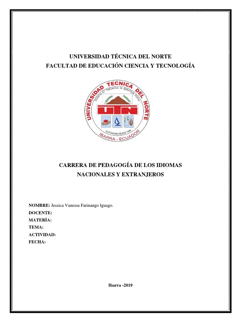 Plantilla Utn | PDF