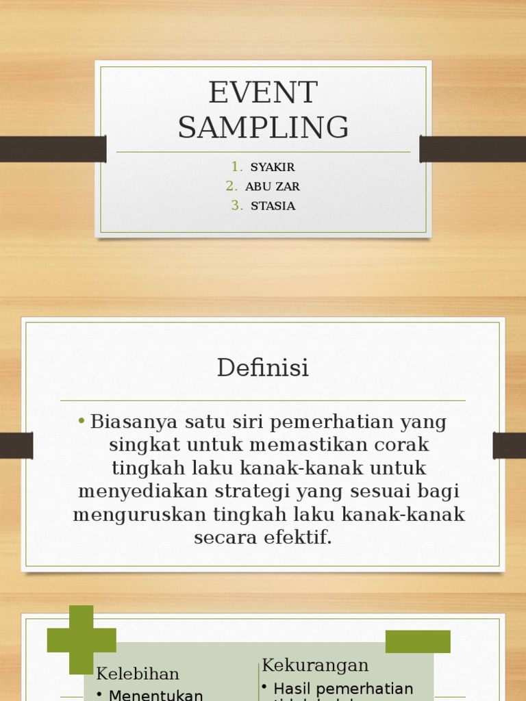 Event Sampling | PDF