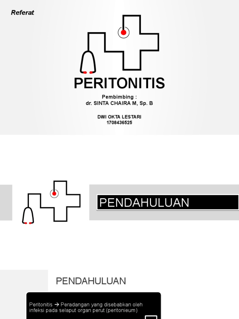 Peritonitis Ppt Fix Pdf
