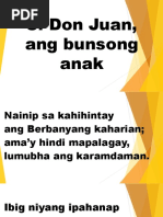 Ang Pagkahuli NG Ibong Adarna at Ang Pagtataksil Kay Don Juan | PDF