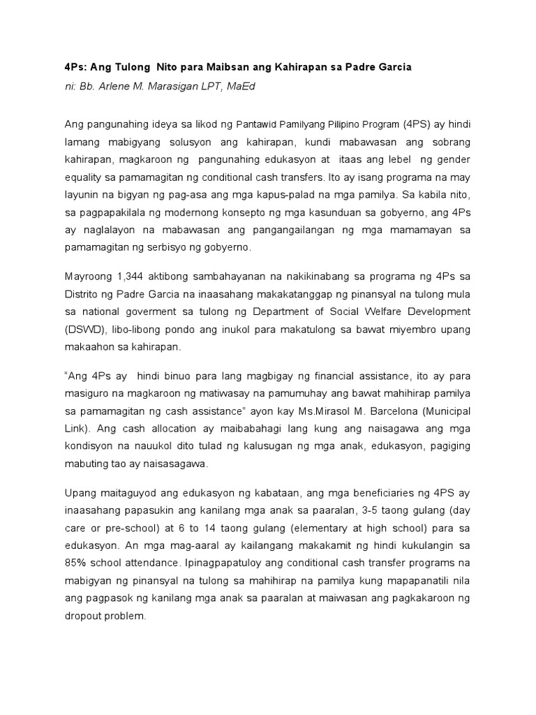 Editorial Tagalog | PDF