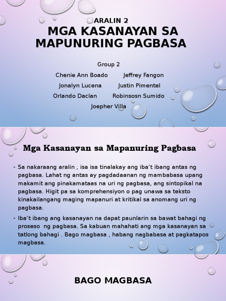 Filipino Grade 11 Report | PDF