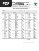 Hand Hygiene Audit Observation Form | PDF
