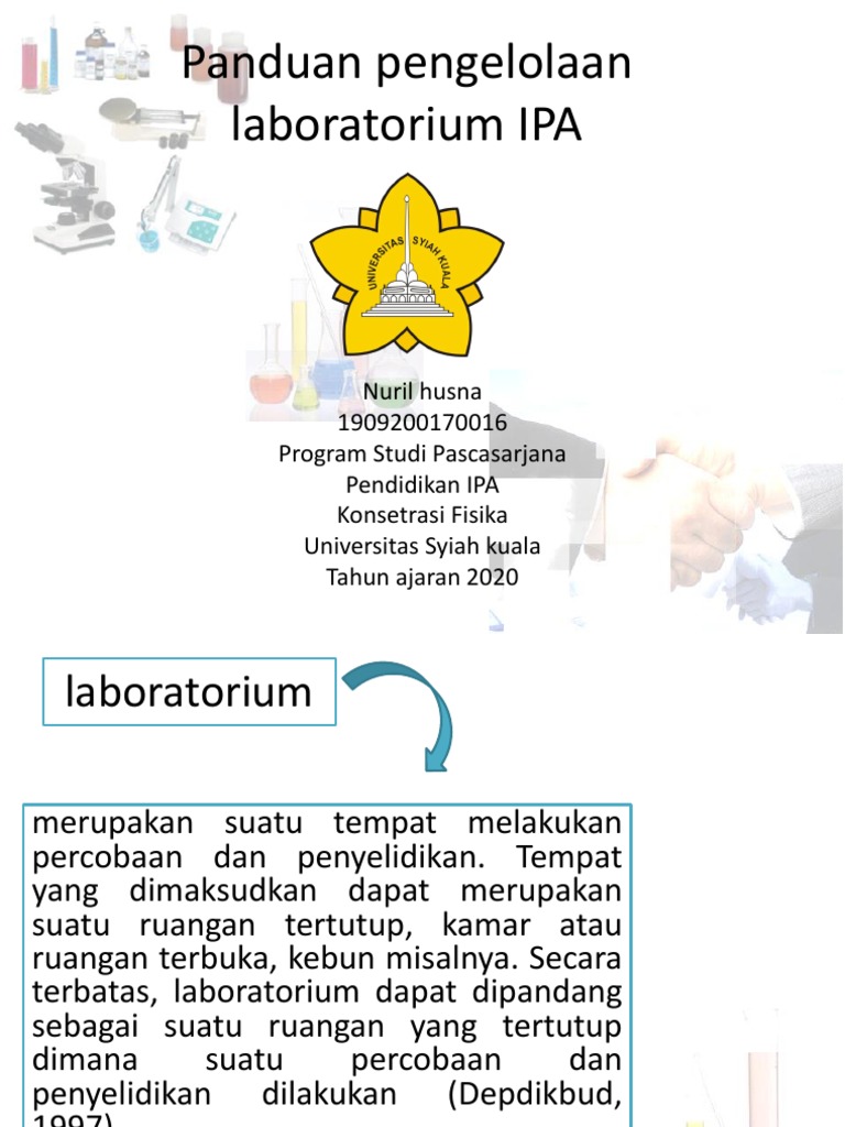Panduan Pengelolaan Laboratorium IPA | PDF