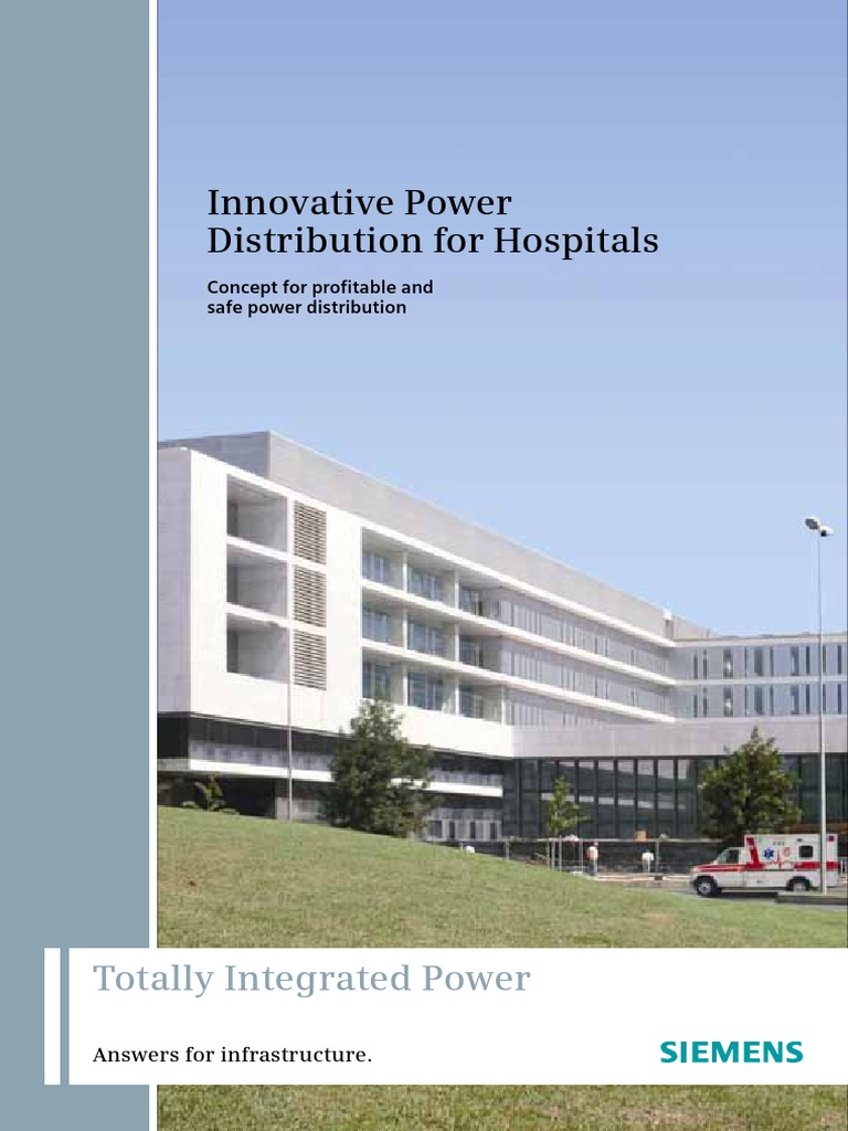 Innovative Power Distribution For Hospitals PDF | PDF