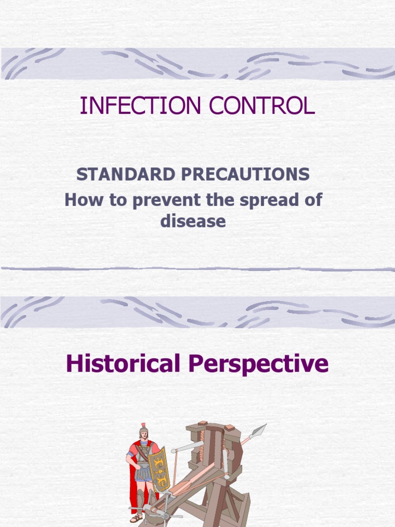 Infection Control Power Point Presentation | PDF | Transmission ...