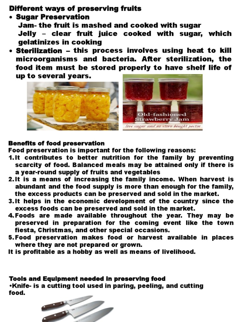 Tle Food Preservation | PDF