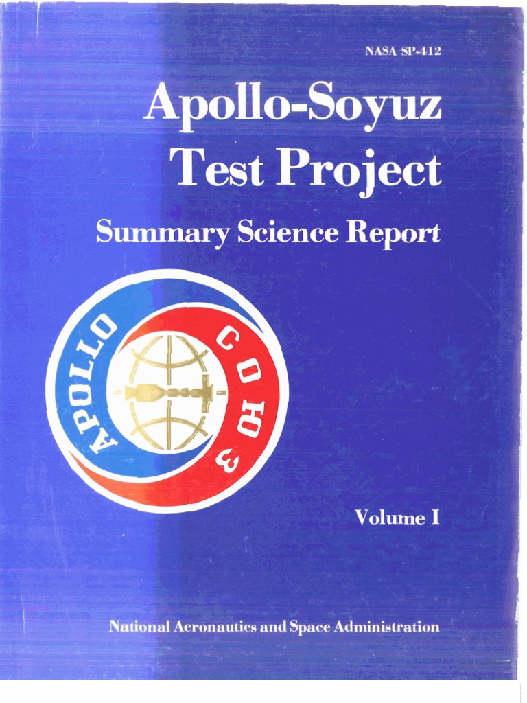 Apollo-Soyuz Test Project. Volume 1 Astronomy, Earth Atmosphere and ...