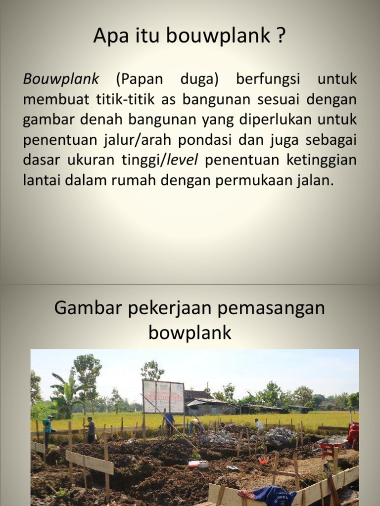 Bouwplank | PDF