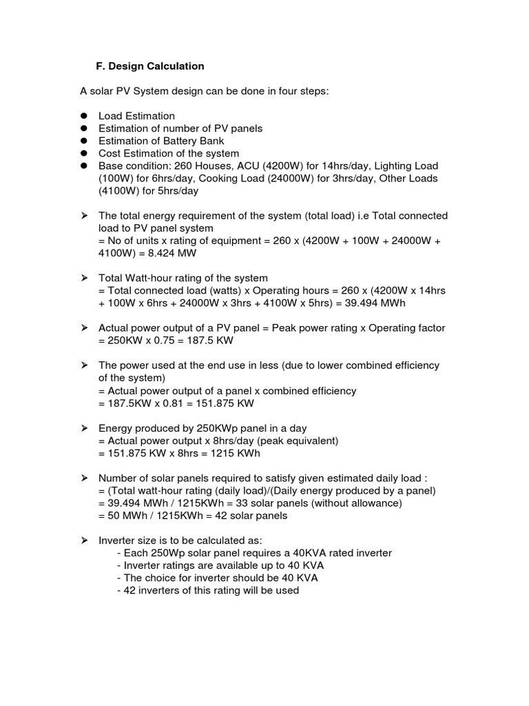 Solar PV System Design Guide | PDF | Technology & Engineering