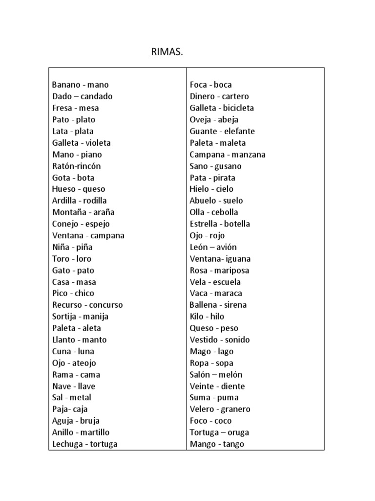 RIMAS | PDF | Libros para adolescentes