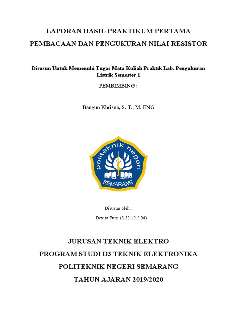 Pembacaan dan Pengukuran Resistor | PDF