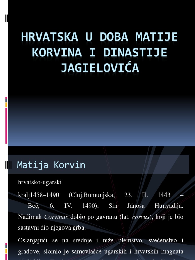 Matijaš Korvin | PDF