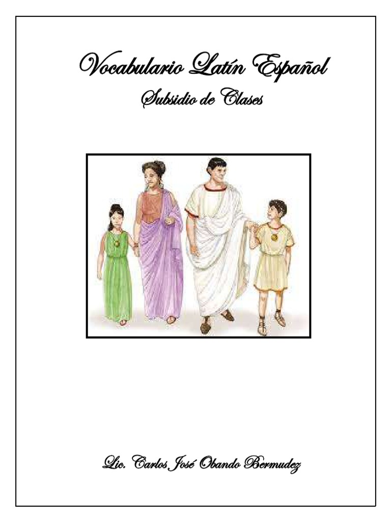 Vocabulario Latín-Español | PDF