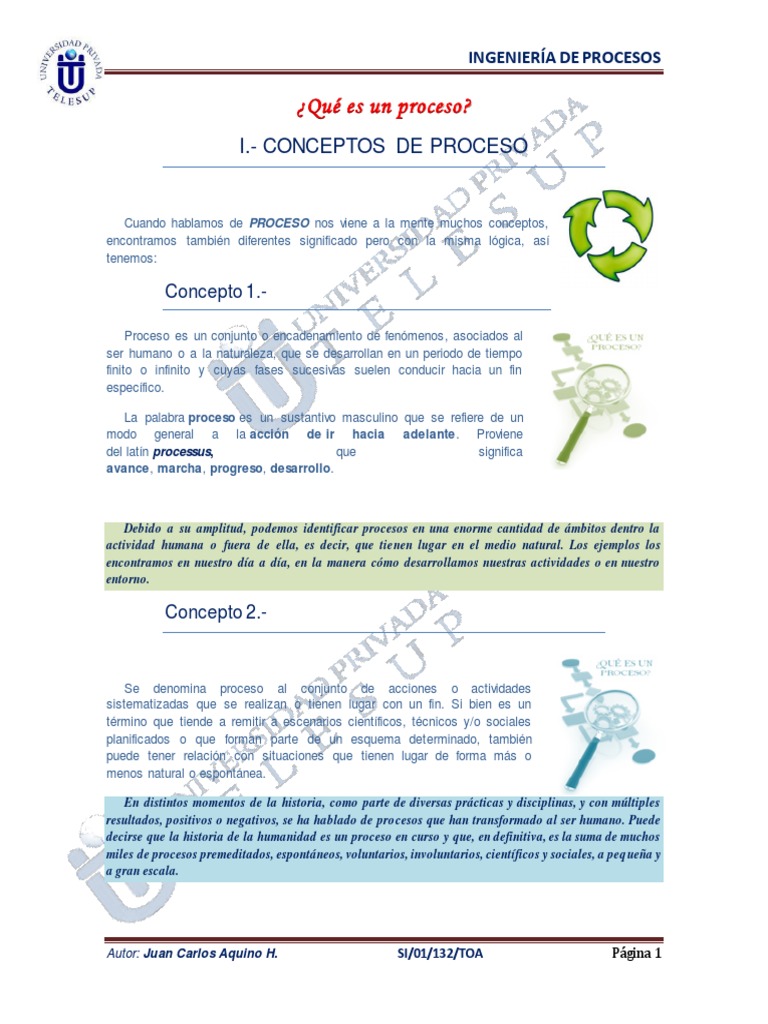 Definicion de Proceso | PDF