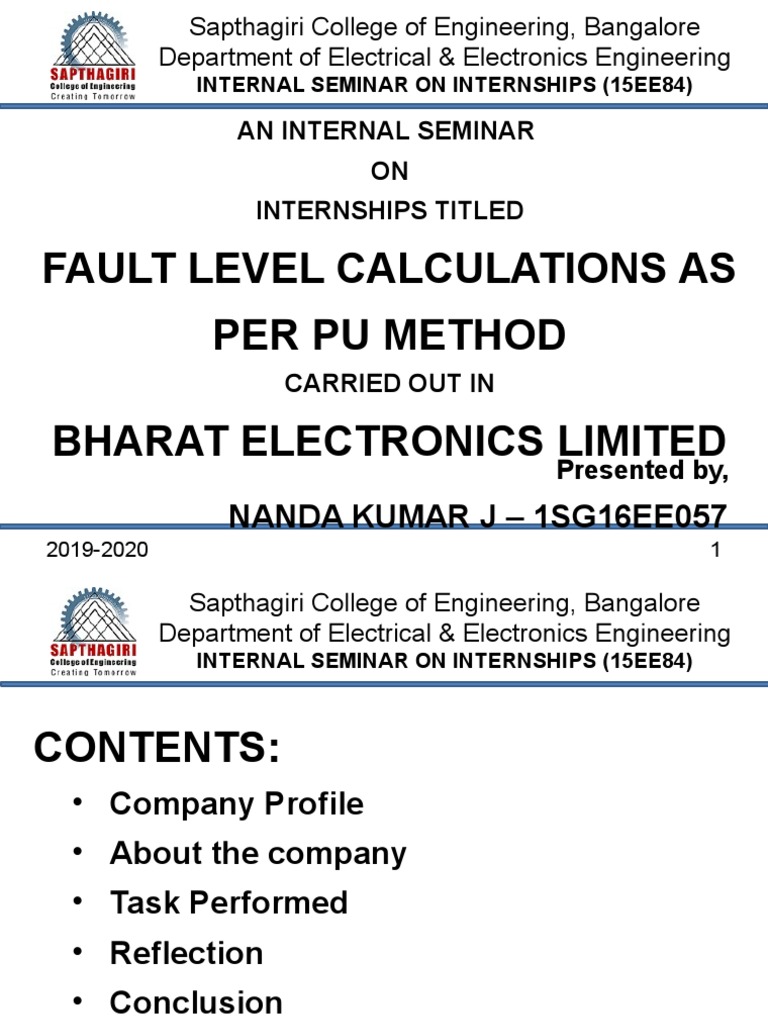 Electrical Internship Insights | PDF