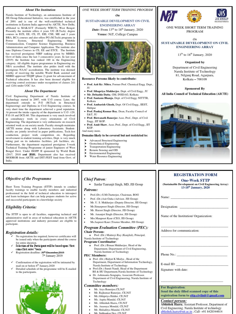 BROCHURE STTP - NiT FINAL | PDF