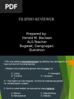 FILIPINO Test Paper | PDF