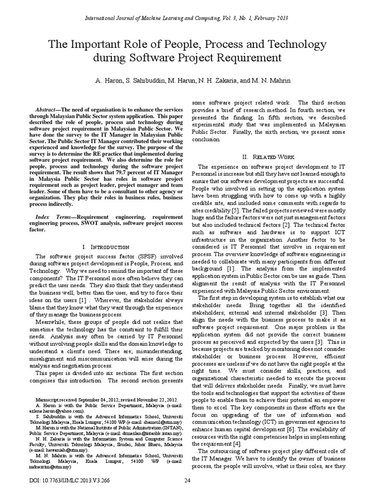 People Process and Technology | PDF