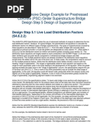 Camber and Deflection Calculation | PDF | Beam (Structure) | Bridge