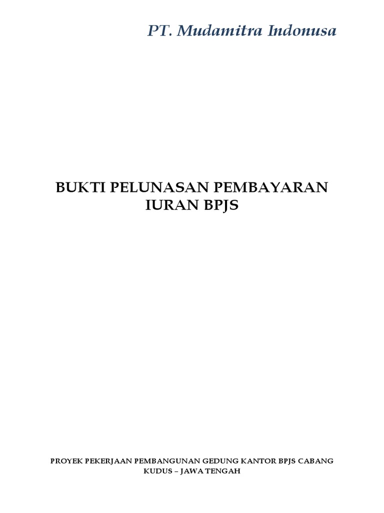 Datrindo PEMBATAS BPJS ADM | PDF | Bisnis