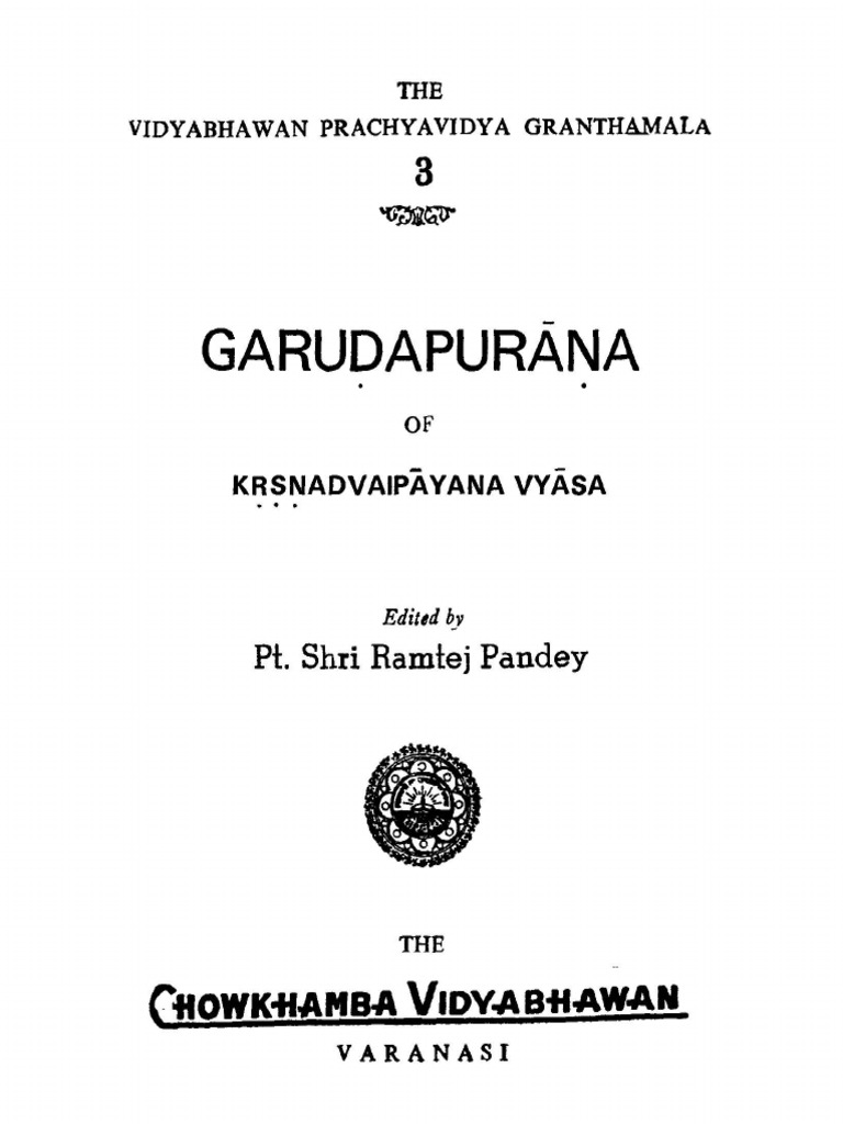 Garuda Purana-Sanskrit PDF | PDF