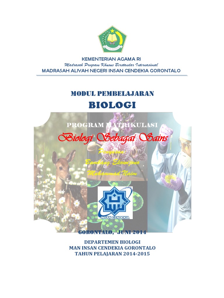 Modul Biologi MATRIKULASI'14 | PDF