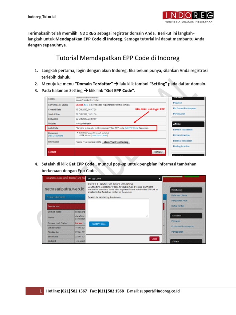 Tutorial Mendapatkan EPP Code | PDF | Karier & Perkembangan