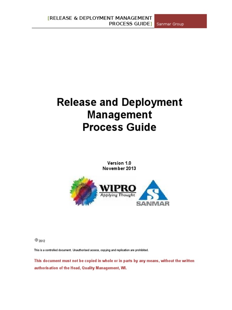 Release and Deployment Management Process Guide | PDF | Business ...