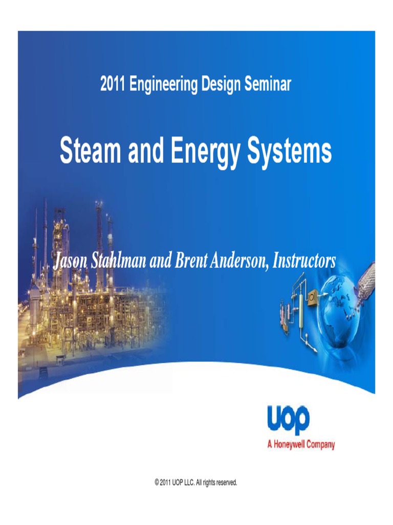 Steam and Energy Systems PDF | PDF