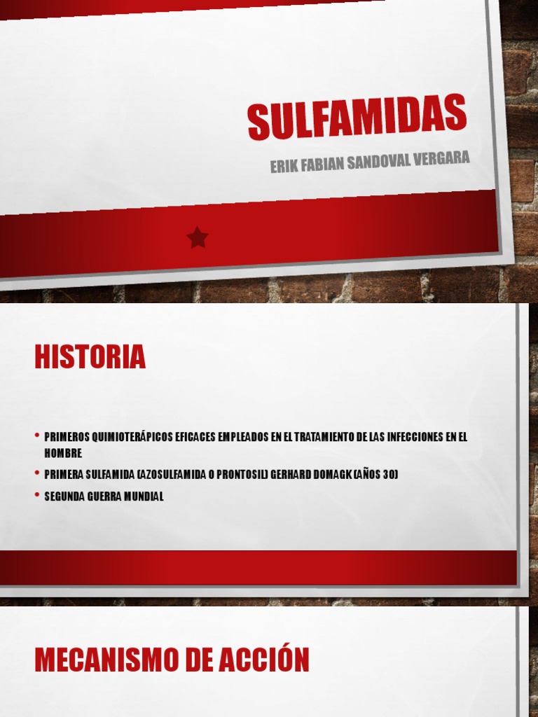 SULFAMIDAS | PDF