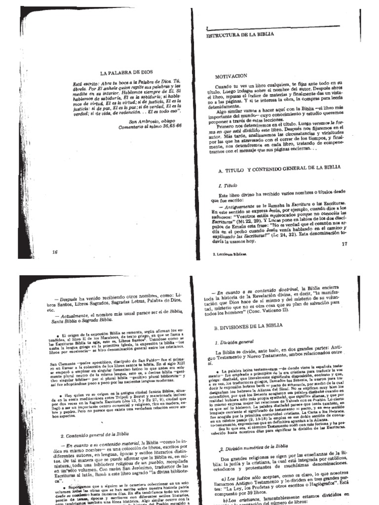 Miranda Lecciones Biblicas | PDF