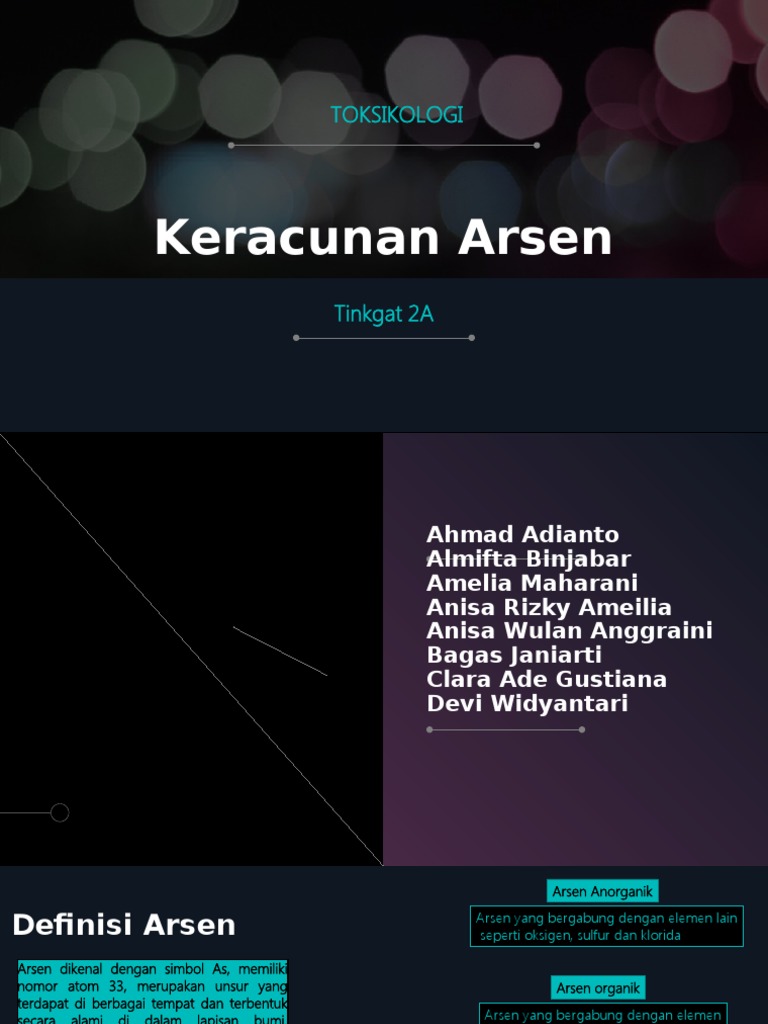 Keracunan Arsen PPT Fix 2a-1 | PDF