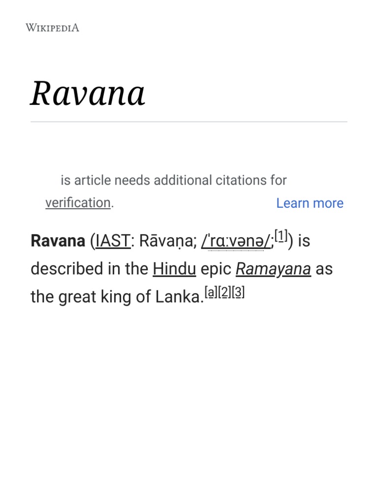 Ravana | PDF