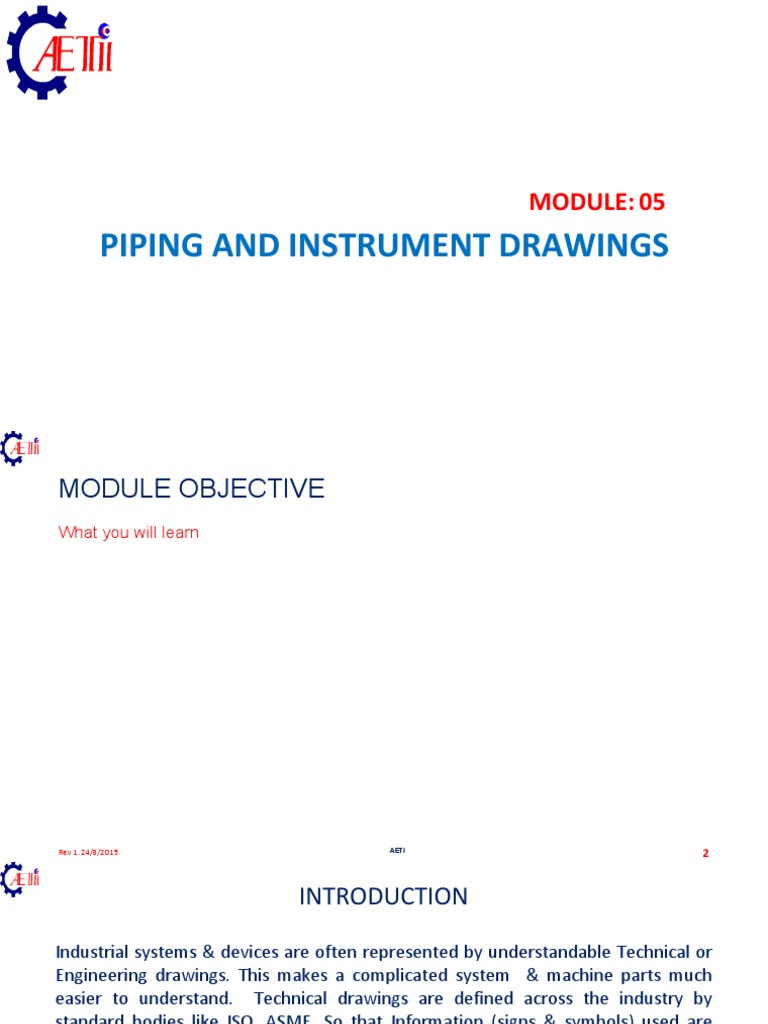 Module 5-Piping and Instrument Drawings | PDF