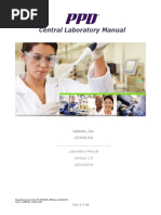 PPD Laboratories Central Lab Manual V940-001 (MERK0683) V1.0, 30JUN2023 ...
