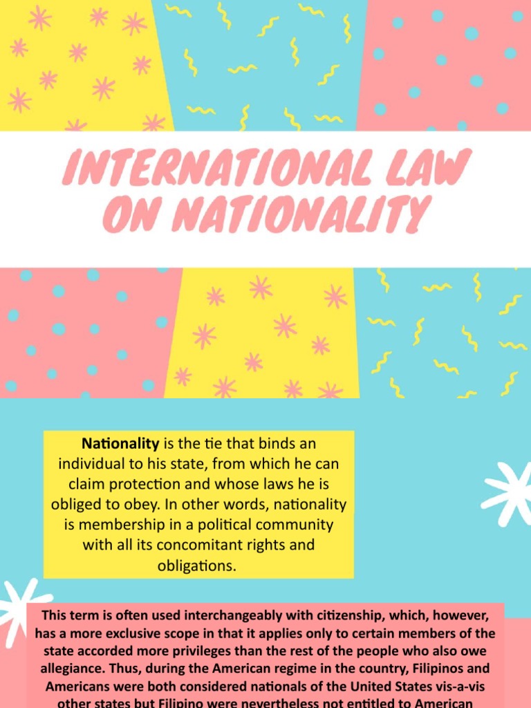 Understanding Nationality and Citizenship | PDF | Social Science