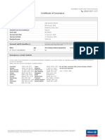 Travel Insurance Certificate Schengen | PDF | Insurance | Public Services