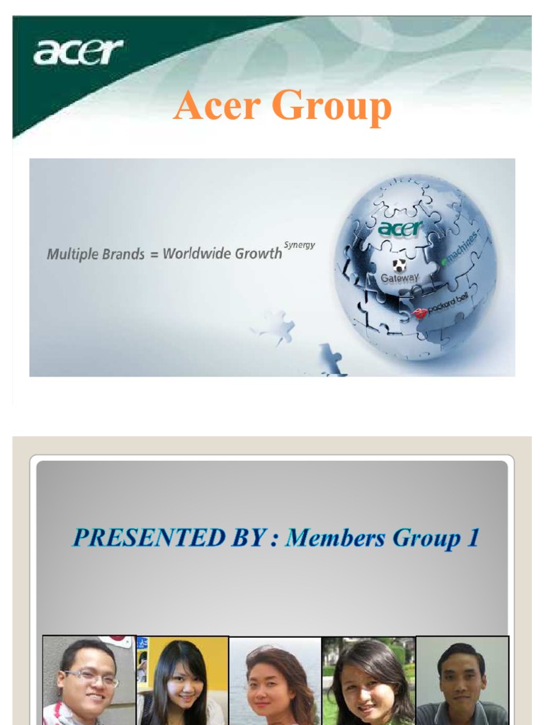 Group 1 Case Study 7 - Acer | PDF | Personal Computers | Brand