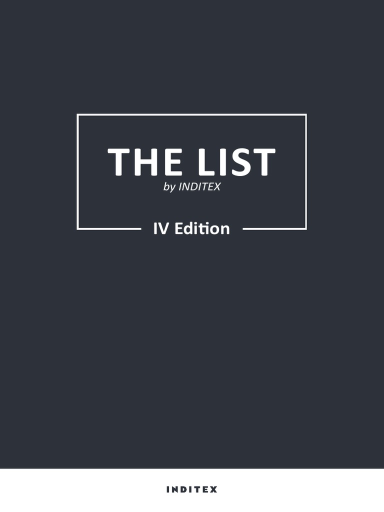 The List 2020 PDF | PDF