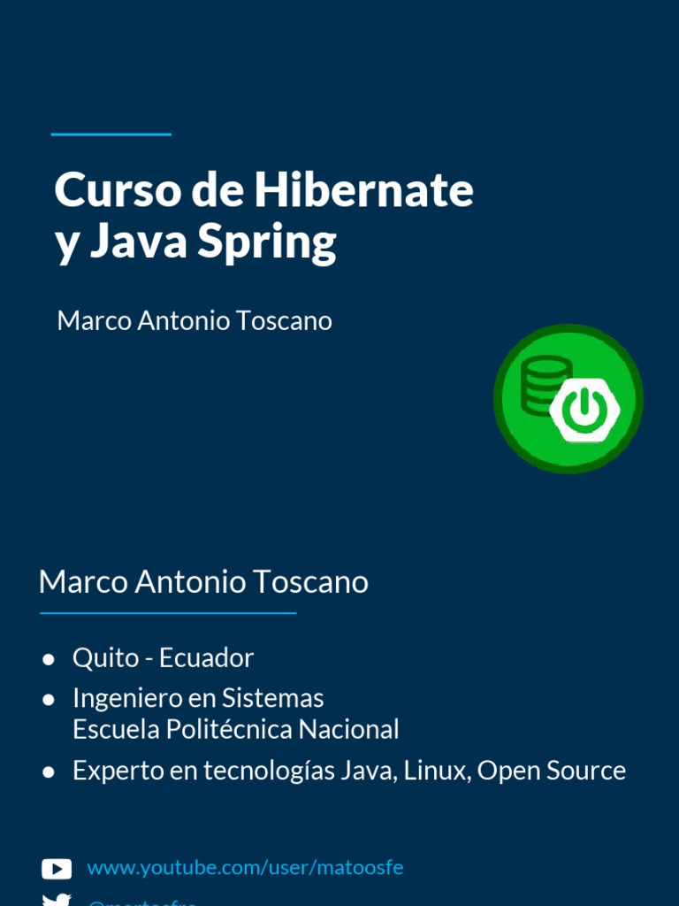Hibernate y Java Spring - PDF | PDF