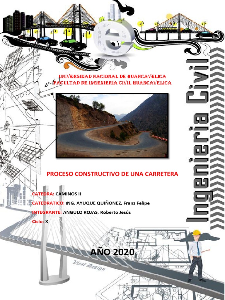 Proceso Constructivo de Una Carretera | PDF